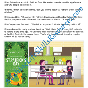 Brian Learns About St. Patrick's Day - Adulting Life Skills Resources