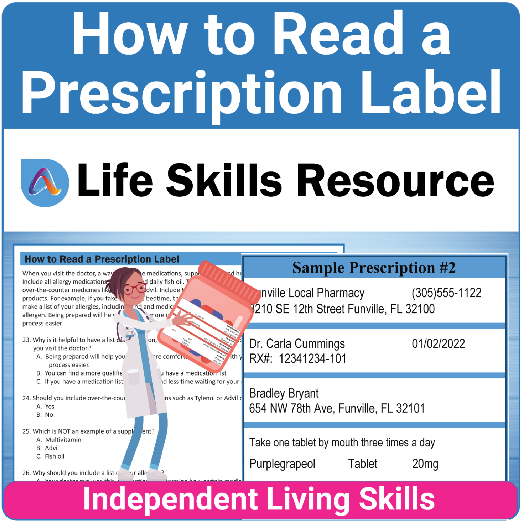 How to Read a Prescription Label - Adulting Life Skills Resources