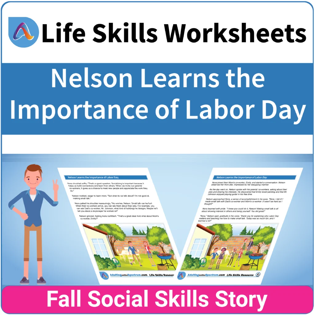Nelson Learns the Importance of Labor Day - Adulting Life Skills Resources