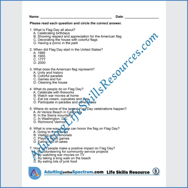 Alexa Learns About Flag Day - Adulting Life Skills Resources